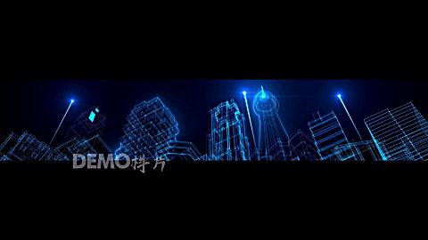 ...LED炫酷五秒倒计时视频素材片头 企业宣传片 震撼片头 背景 科技 颁奖