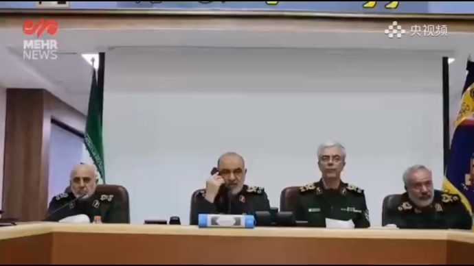 果然视频·看天下|伊朗公布军事打击以色列的即时画面