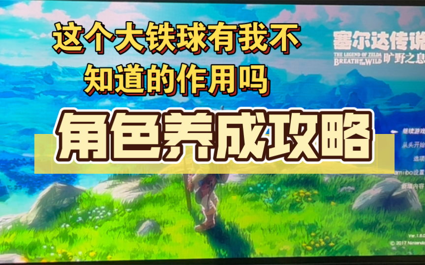塞尔达传说旷野之息:这个大铁球有我不知道的作用吗_单机游戏热门视频