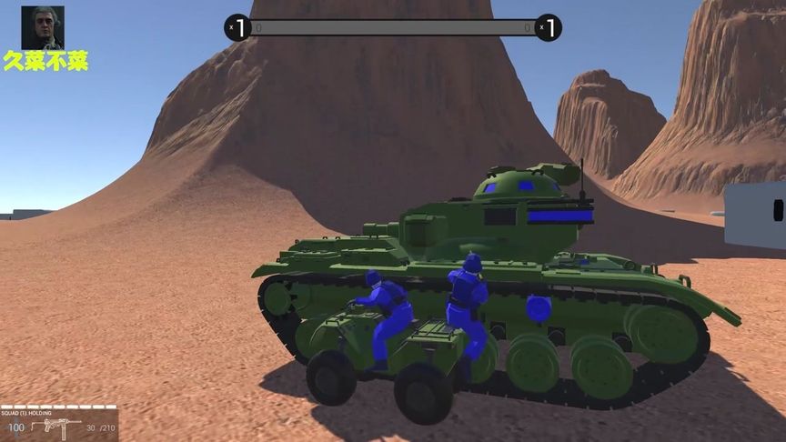 战地模拟器:把爆炸无人机当做手榴弹去炸敌人的坦克