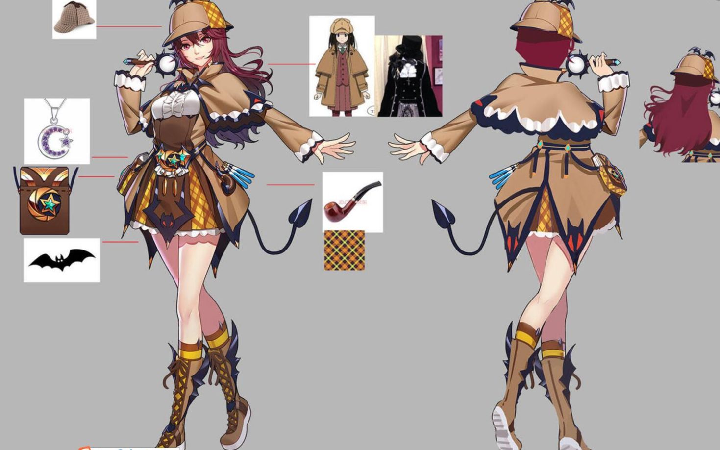 3Dmax建模传统人物