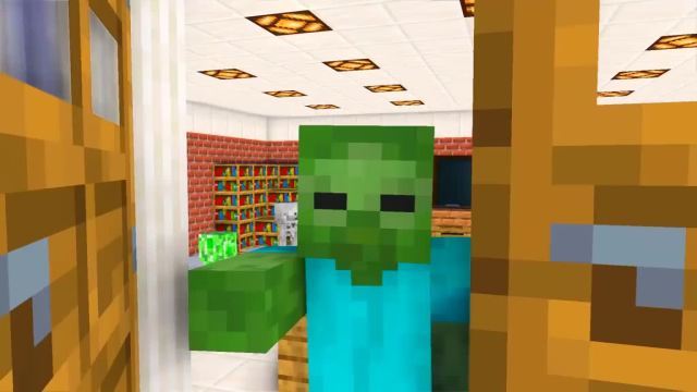 我的世界MC动画《强者之战》,him的学生与巴迪的对决!