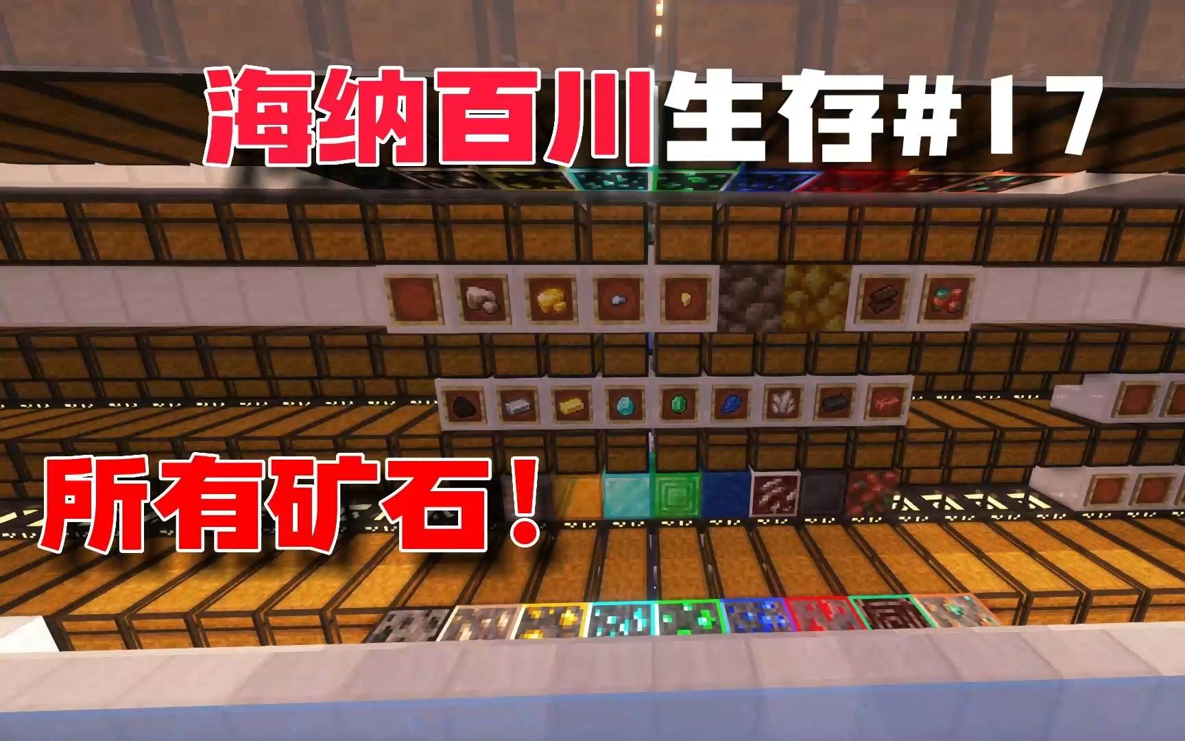 我收集齐了mc中所有矿石!【海纳百川生存#17】