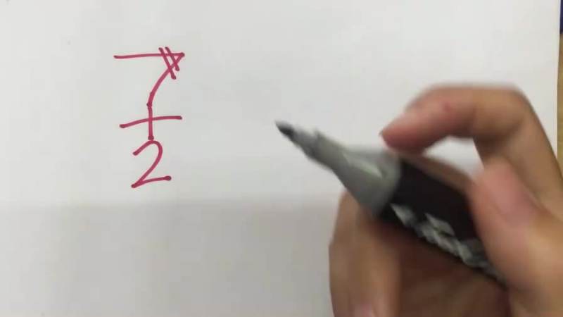 数字7加2,加点创意就变成老鼠,非常有趣