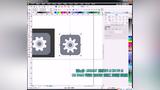 cdr新手入门教程 CorelDRAW视频教程 cdr-UI齿轮图标制作