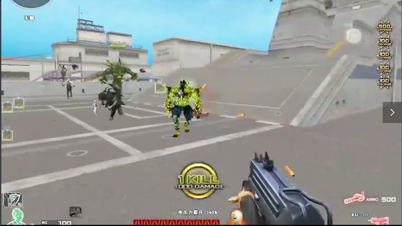 穿越火线:生化模式被5人围堵,秀一下超级闪现功力