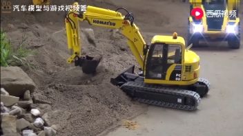 模型——RC遥控小松挖掘机!