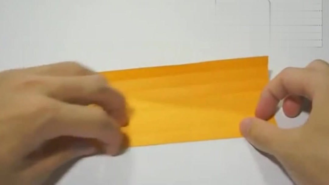 折纸视频教程 DIY折纸教程字母 A 折法