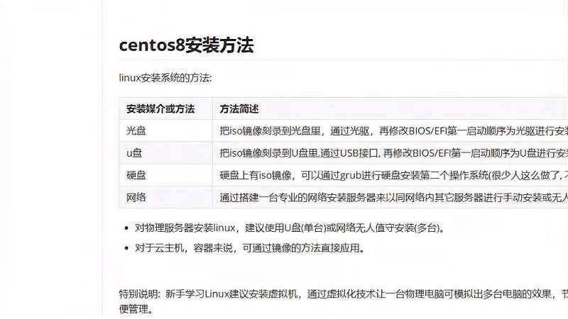 4-centos8安装方法介绍