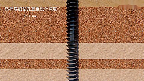 基于BIM技术长螺旋钻孔灌注桩施工工艺模拟