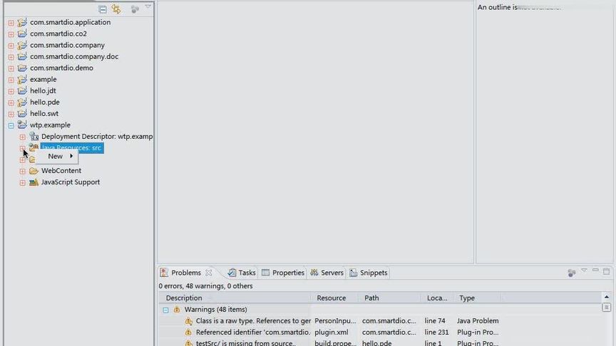 eclipse操作详解视频80_建立bean和JSP文件