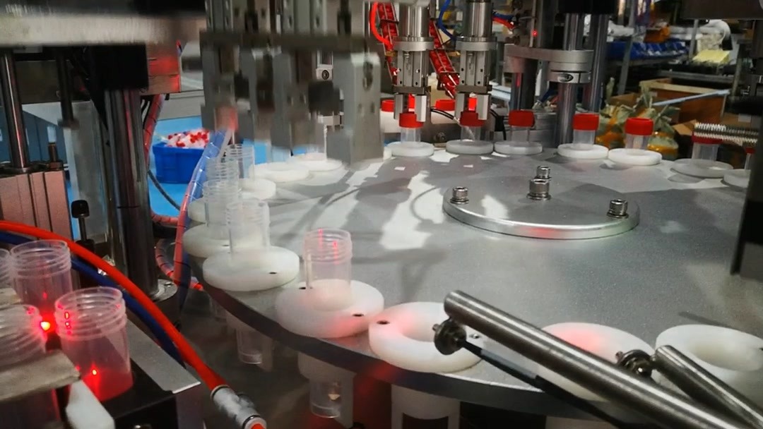 新款20合1混采病毒采样管灌装机,灌装旋盖一体机上线~