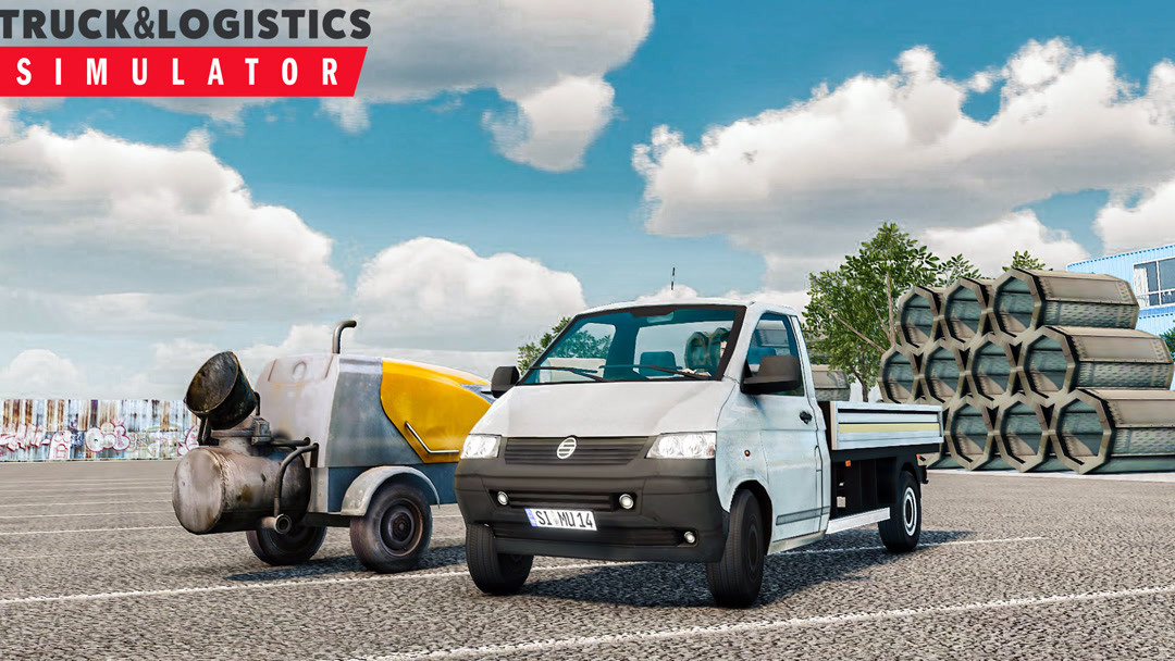 卡车物流模拟:新游试玩 在美国开土耳其车陪德国车瞎跑