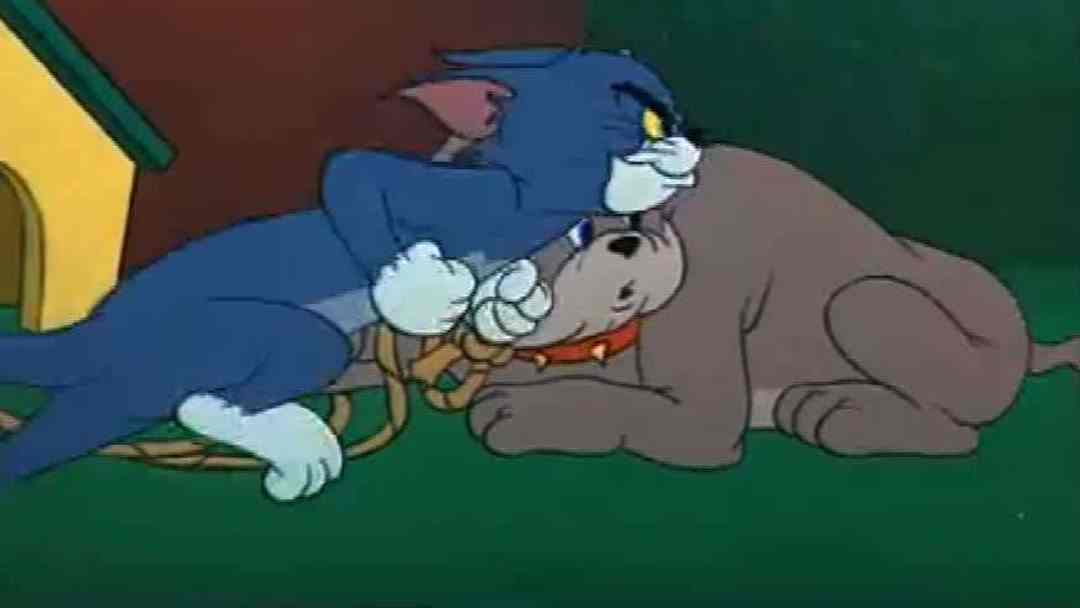 搞笑动画猫和老鼠:汤姆被杰瑞整的比狗狗还乖了