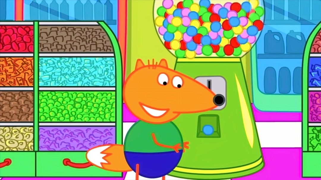 儿童动画片-小狐狸一家:小狐狸的糖果机