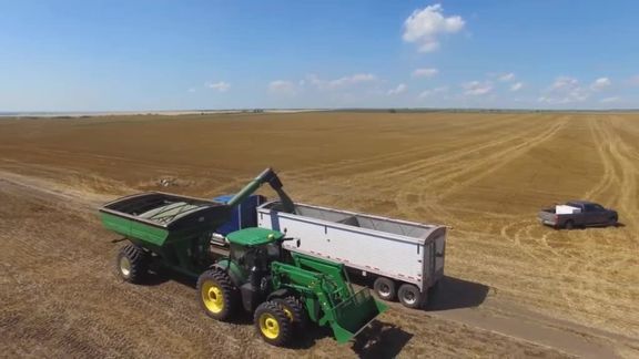 52秒看美国农业从播种到收获的过程全记录!#美国