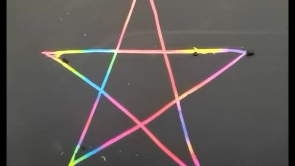 #简笔画五角星的画法 #简笔画#简笔画教程