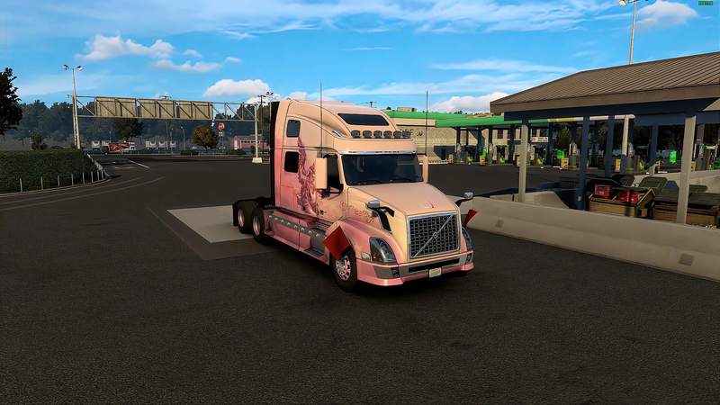 第183集丨美国卡车模拟:驾驶沃尔沃牵引车,进行汽油运输任务