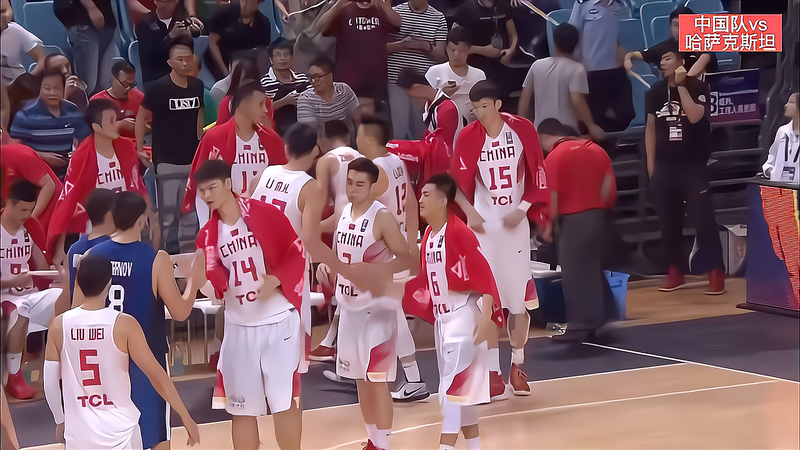 决胜第四节!中国vs哈萨克斯坦,万万没想到中国男篮以13分战胜