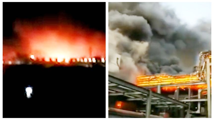 内蒙古一化工厂发生爆炸致3死5伤,明火猛烈周围民房窗户被震碎