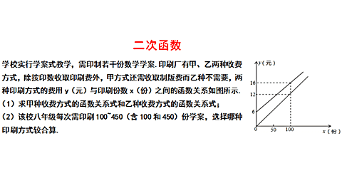 八年级数学: 函数解析式的写法, 步骤详细操作