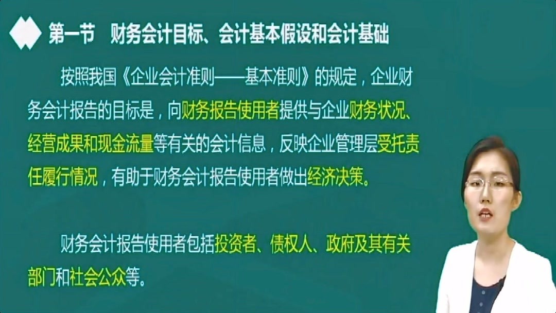 自考 00155中级财务会计 精讲班A 视频课程
