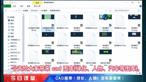 CAD图库分享(绿化、人物、汽车等图库)