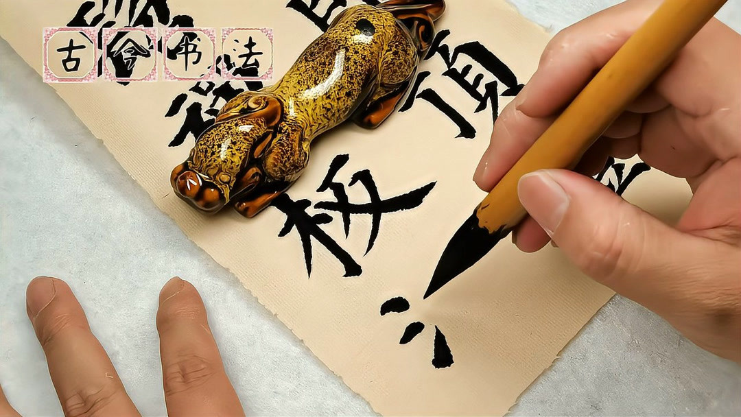 《多宝塔碑》笔法示范讲解,抓住颜体楷书的特点,一学就会