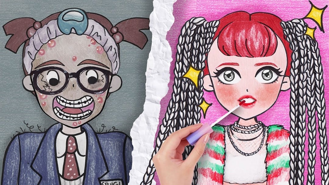 趣味定格动画:书呆子VS受欢迎的学生