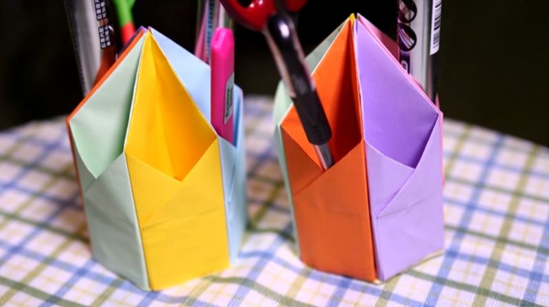 自己动手做个笔筒,简单易学,比买的还要漂亮哦!