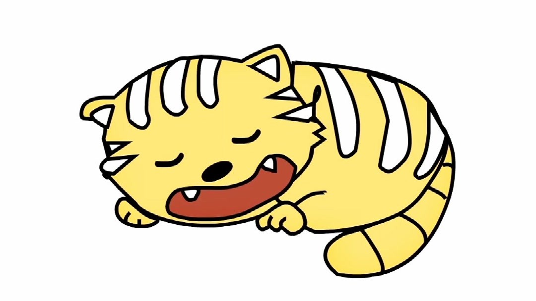 可爱猫咪简笔画,教小朋友轻松画小猫咪,简笔画教程,益智绘画