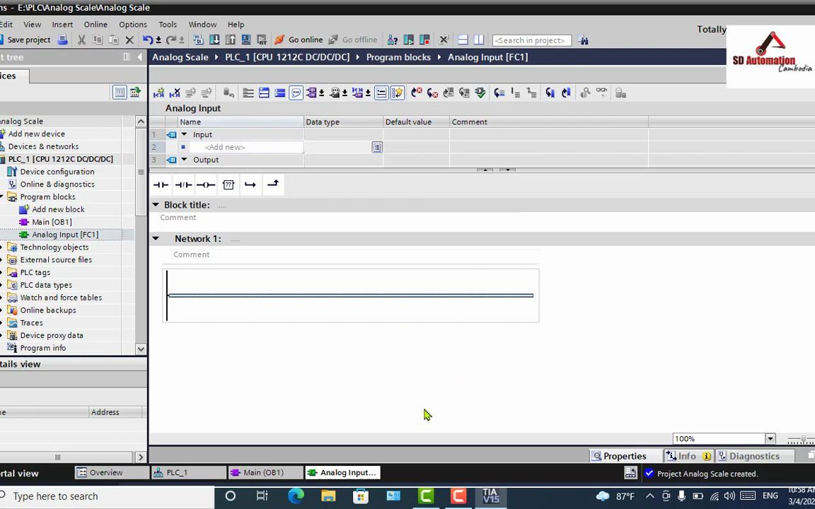 使用 TIA Portal V15 在 PLC S7 1200 中进行模拟输入 人机界面动画 ...