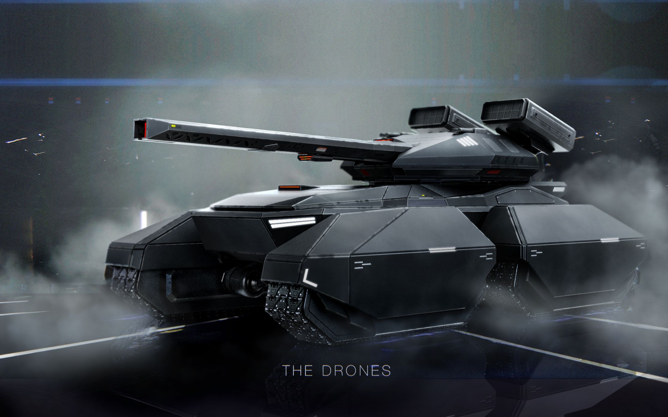 毕业设计:概念化无人战车外观造型设计