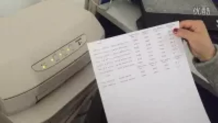 scenesun 南天PR2E打印机 恢复光敏参数设置步骤视频