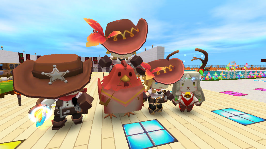 迷你世界 第一次骑飞鸡 技术不到位