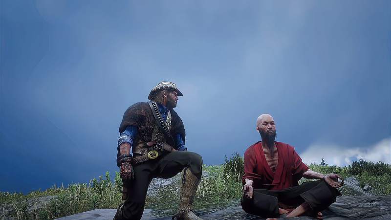 荒野大镖客2:那个冥想的僧侣,死而复生,是有什么秘密存在吗?