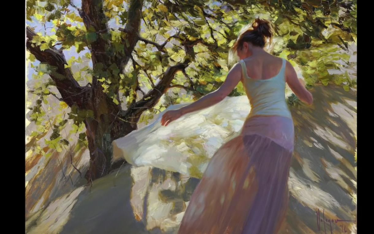 国外印象派油画绘画过程,都是干货。真正的高级灰颜色有没有,还在为...