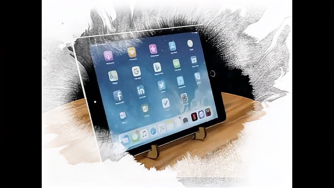 平板电脑支架分解合成动画