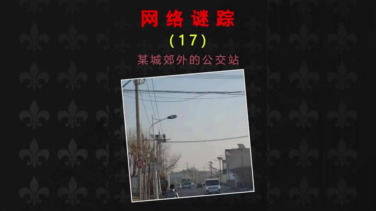 通过图片找到位置,网络谜踪推理挑战,郊外的公交站#推理