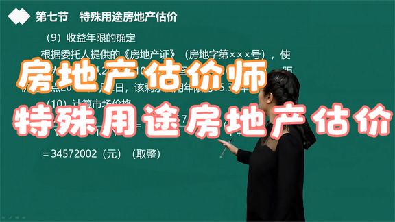 每天一点房地产估价:特殊用途房地产估价