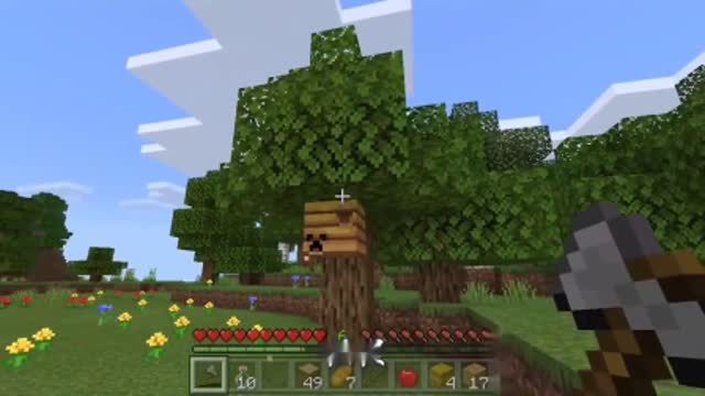 我的世界:这是传说中的伐木工人?