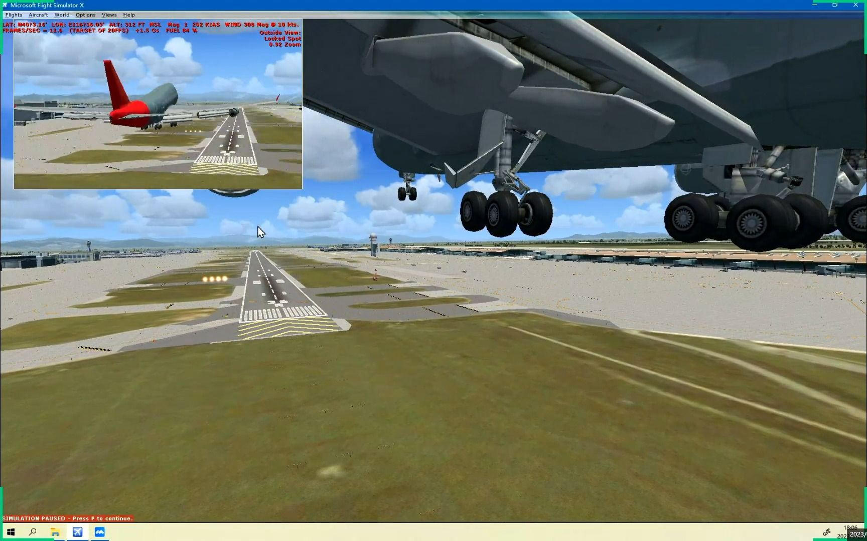 FSX模拟飞行航线(南京——北京)