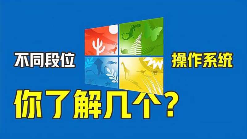 这些不同段位的操作系统你了解几个?