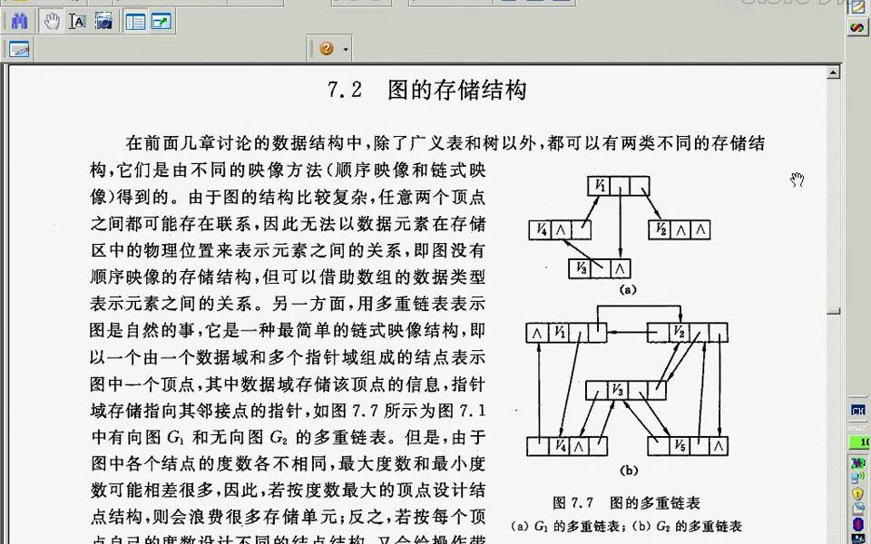 7-6 图之4种存储结构的比较
