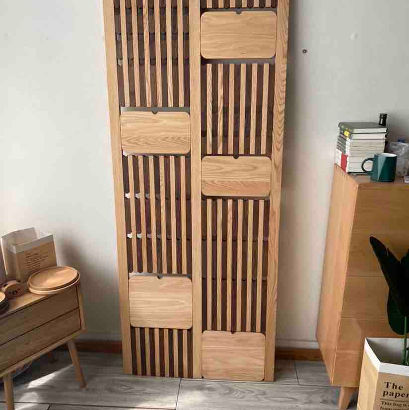 小刺猬木片装饰画 