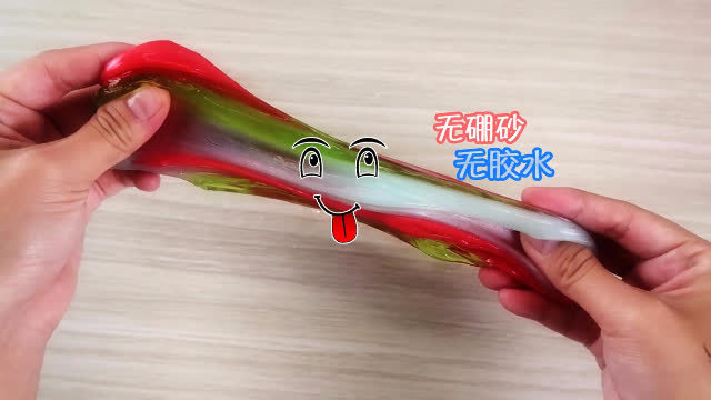 用无硼砂无胶水的方法自制史莱姆,3种方法总有一种适合你