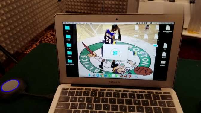 苹果MacBook Air笔记本画面无线投屏详细操作展示