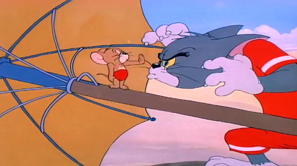 猫和老鼠:汤姆追赶小老鼠,小老鼠一个手势停了下来,结果很意外