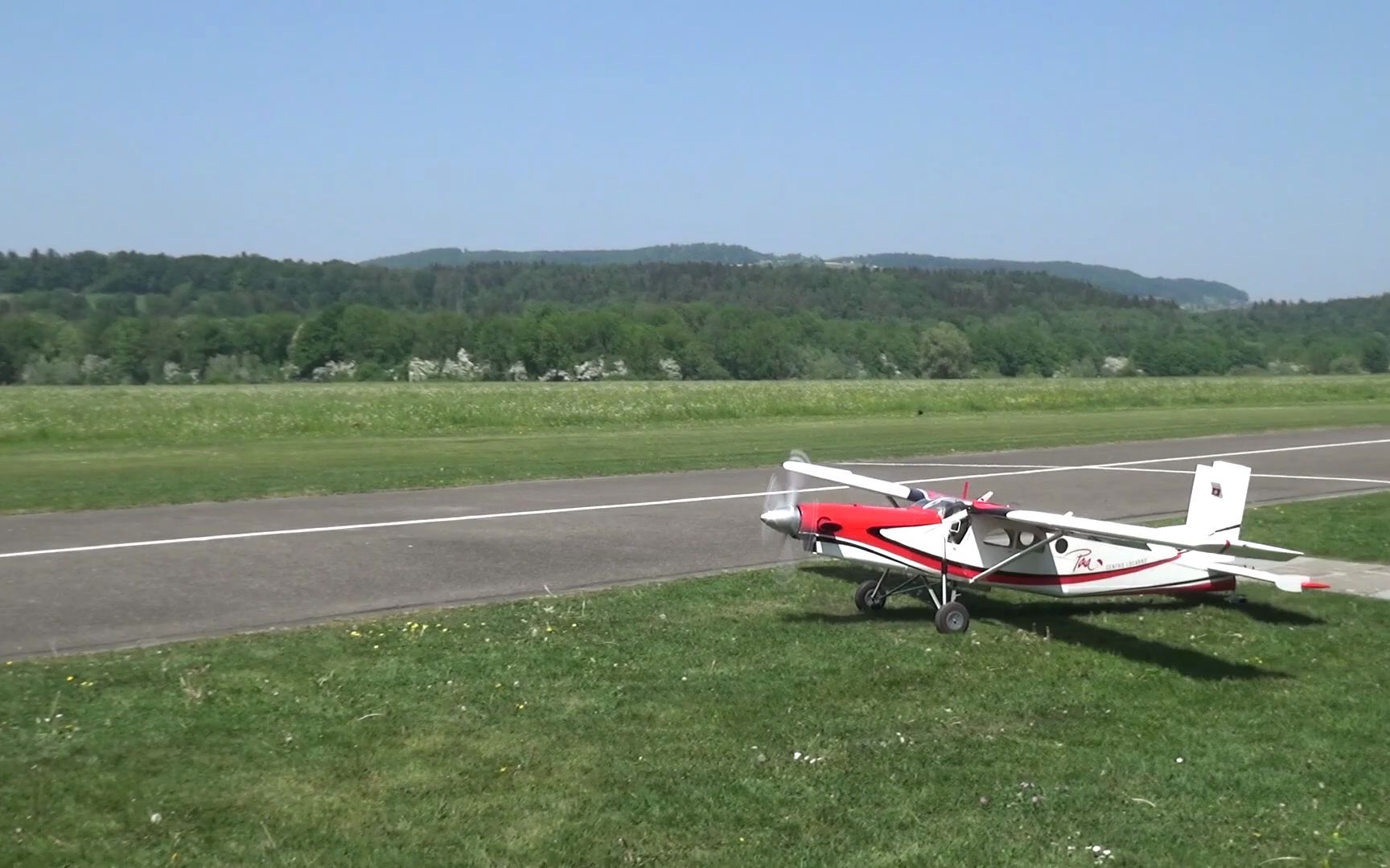 6x Great sounding RC Turbo Prop Airplane Serie RC Model Swiss Air ...