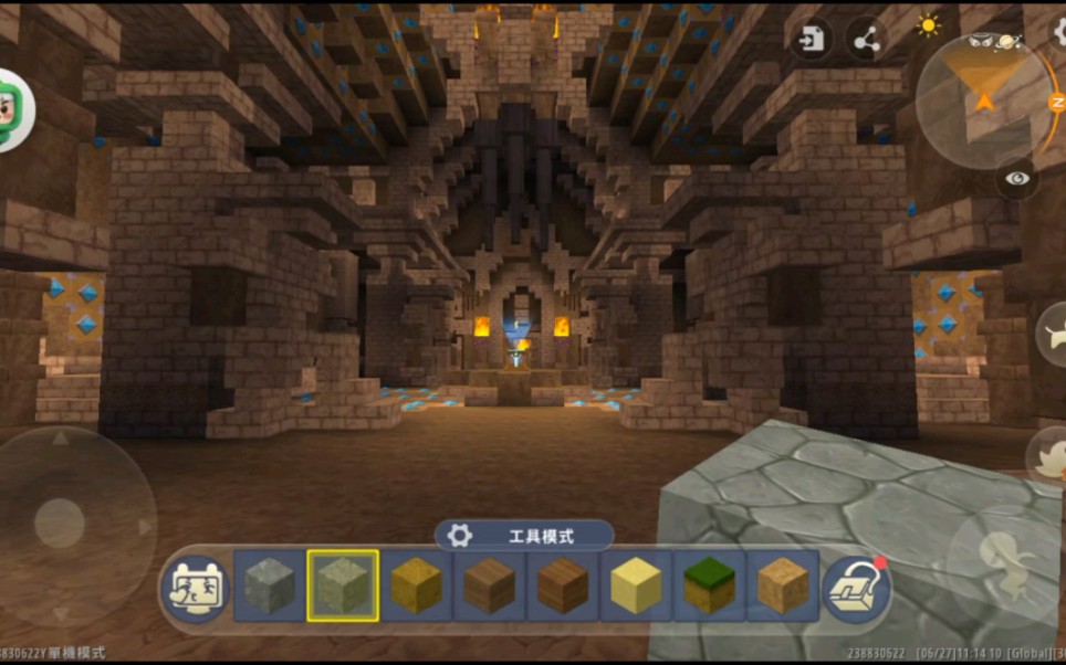 迷你世界沙漠遗迹沉浸式探索